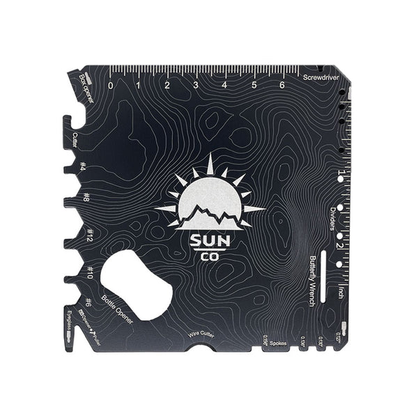Sun Company BenchTop Coasters (2-Pack) - Multi-Tool Drink Coasters