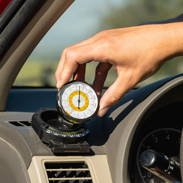 Sun Company AltiTilt - Altimeter and Level Gauge for Vehicle Dashboard